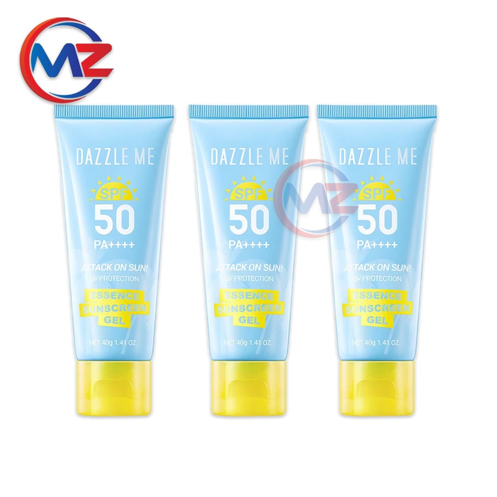 ( SET OF 3 ) DAZZLE ME Sunscreen Gel SPF 50 PA++++ – Attack on Sun! UV ...
