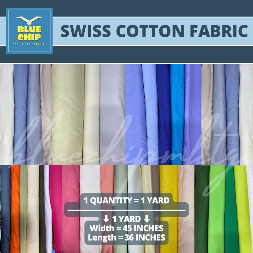 Swiss Cotton Fabric 45" High Quality Cloth Tela Textile (1 Quantity = 1 ...