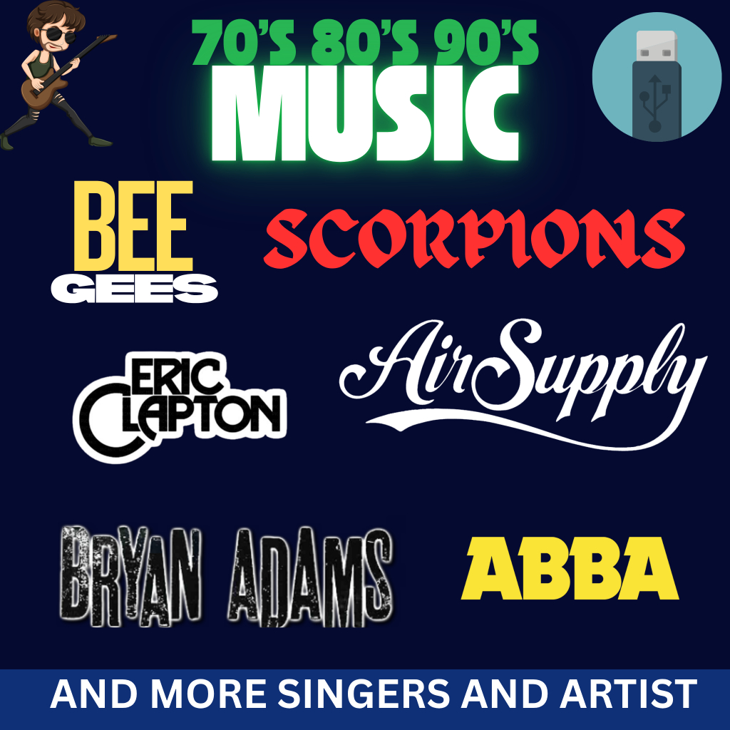 USB with Music Download –Free Songs Collection | Plug & Play Retro, OPM ...