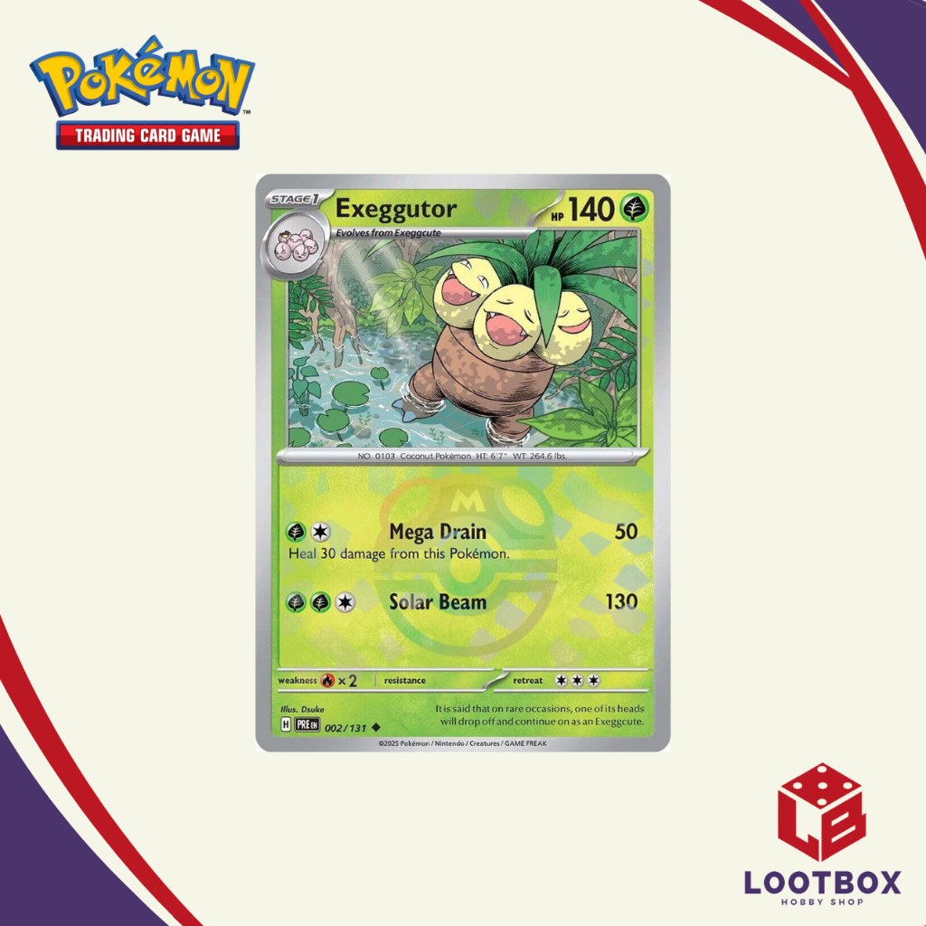 Pokemon Card Game: Exeggutor (Masterball) - Prismatic Evolutions ...