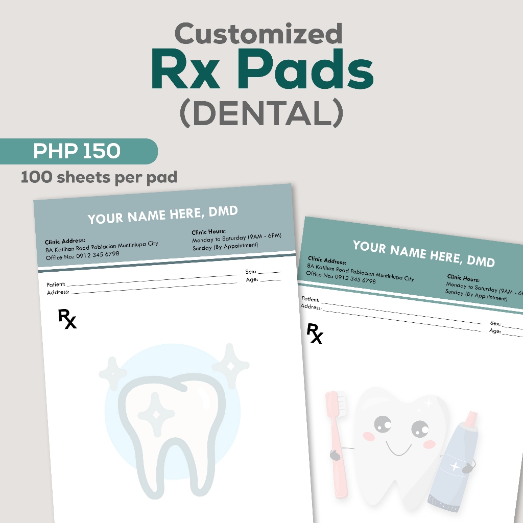 Shop prescription pad for Sale on Shopee Philippines