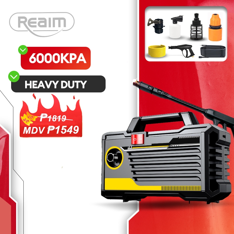 REAIM Pressure Washer Heavy Duty Portable High Power Sprayer Car Wash ...
