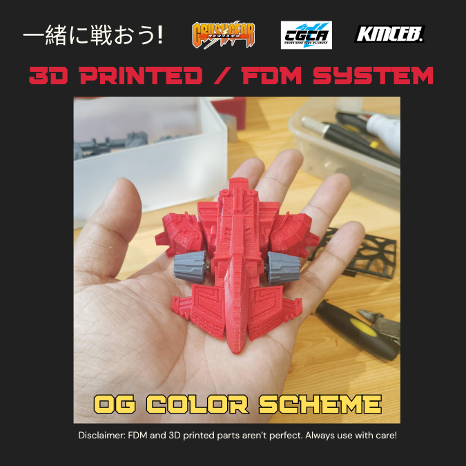 Crush Gear - Wing Raptor X front Weapon | 3D printed FDM | CGCA ...