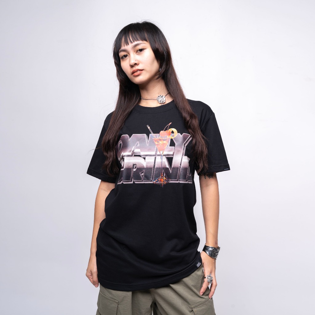 DAILY GRIND GRIND & TONIC TSHIRT BLACK | Shopee Philippines