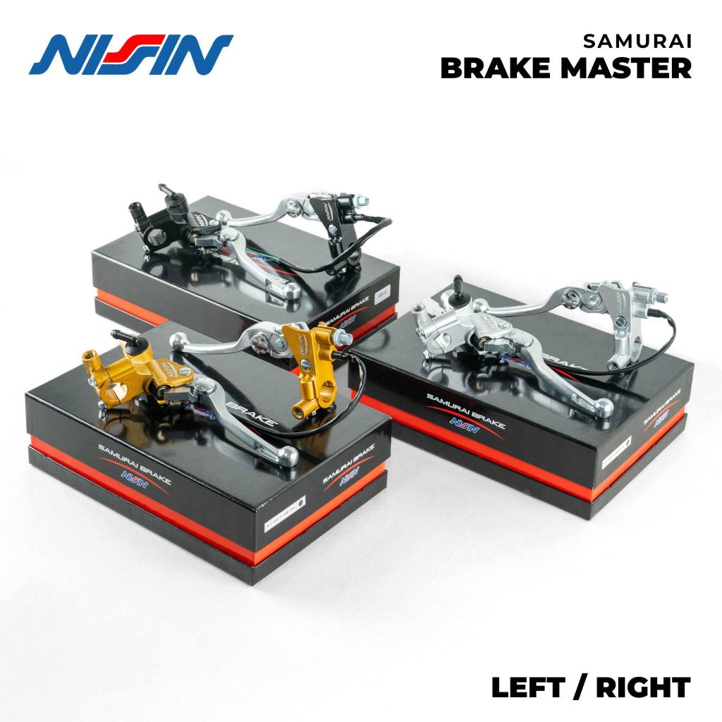 NISSIN SAMURAI BRAKE MASTER UNIVERSAL SINGLE TANK WAVE XRM RAIDER MIO ...