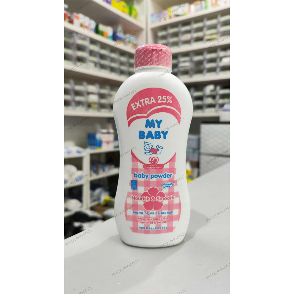 MY BABY NOURISH AND SMOOTH BABY POWDER (PINK) | Shopee Philippines