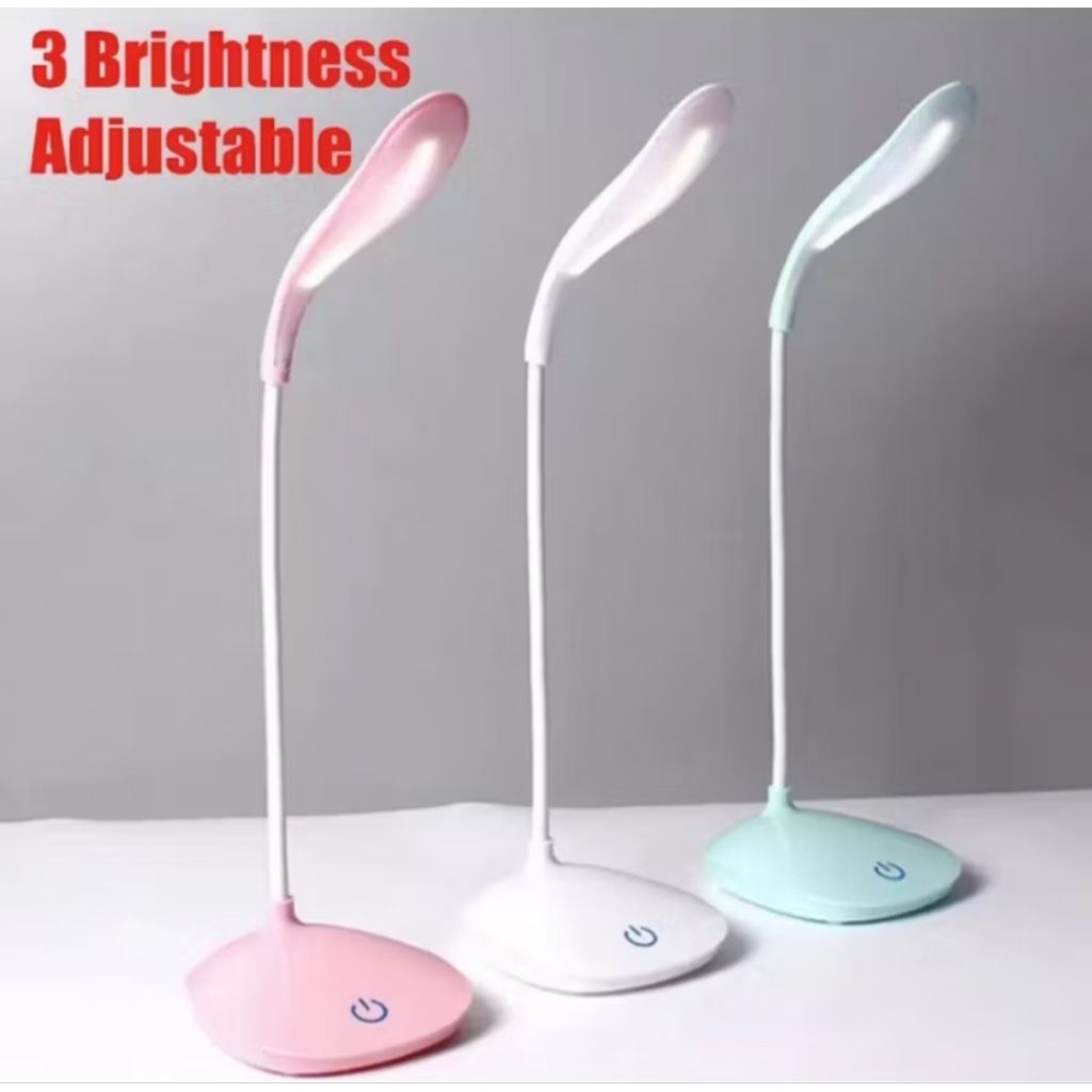 Flexible LED Table Lamp With 3 Adjustable Brightness levels. | Shopee ...