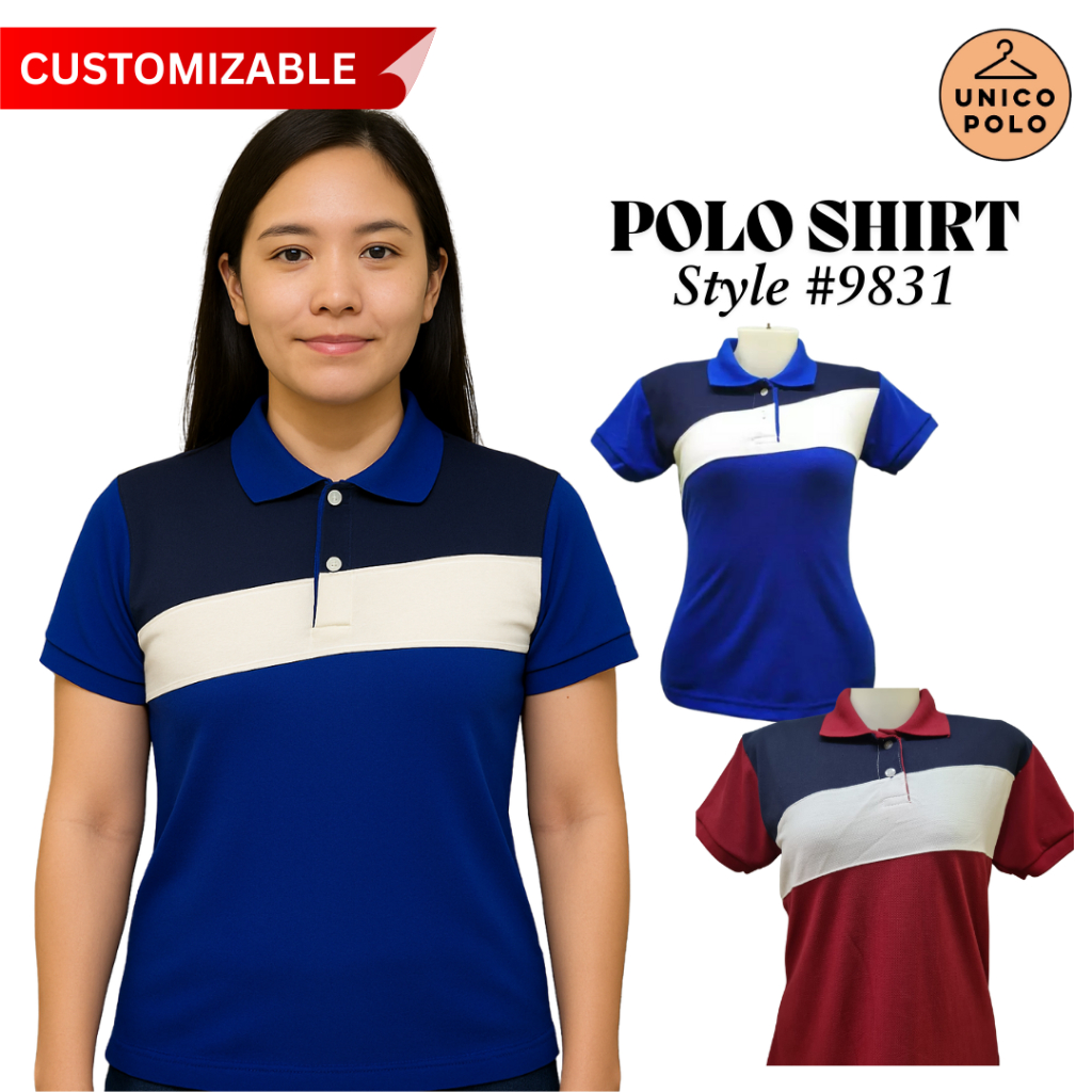 Women’s Combination Polo Shirt (Stock No. 9831) School Church Company ...