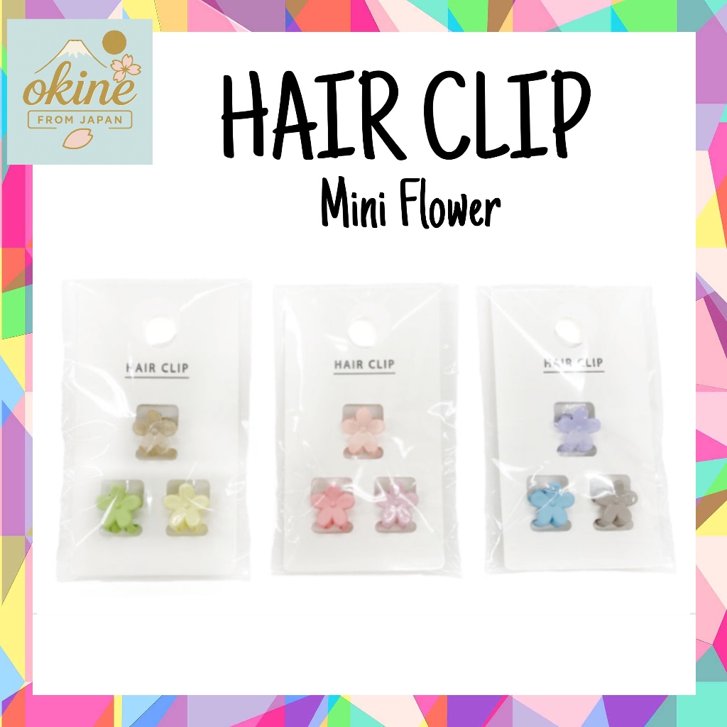 [DAISO JAPAN]HAIR CLIP ♡Mini Flower series♡ 1 pcs (Direct from Japan ...