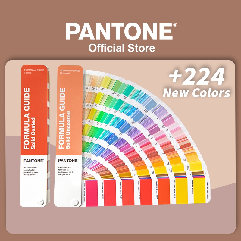[Pantone Official] Formula Guide Set | Coated & Uncoated 2 guides ...