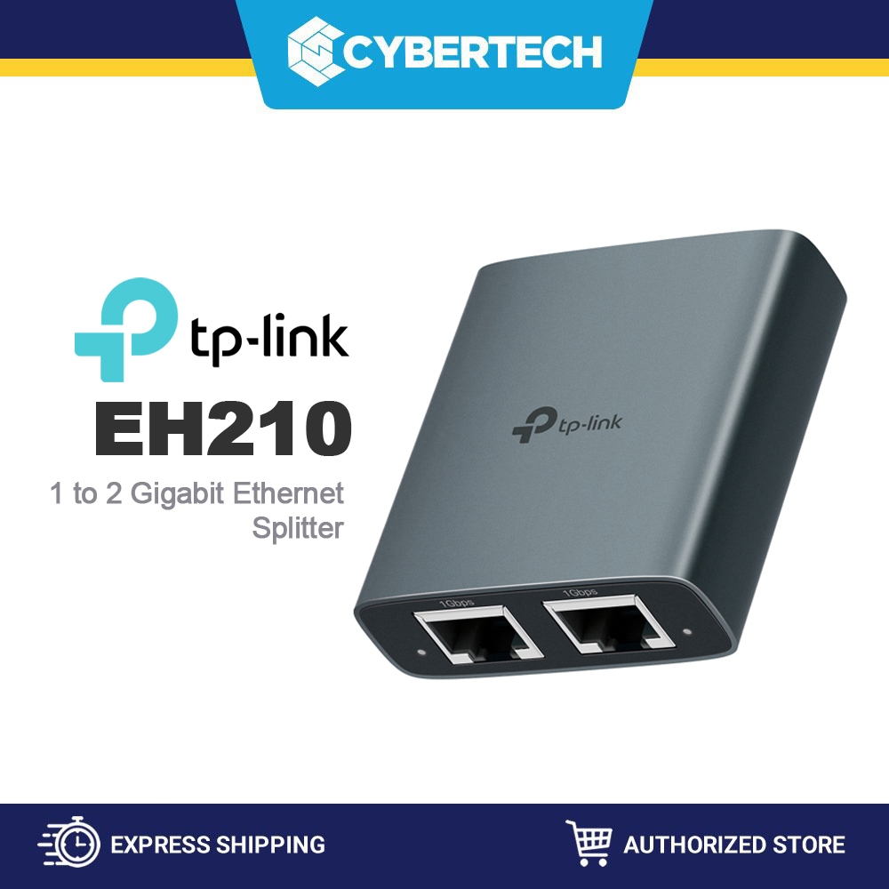 Cybertech TP-Link EH210 1 to 2 Gigabit Ethernet Splitter | Shopee Philippines