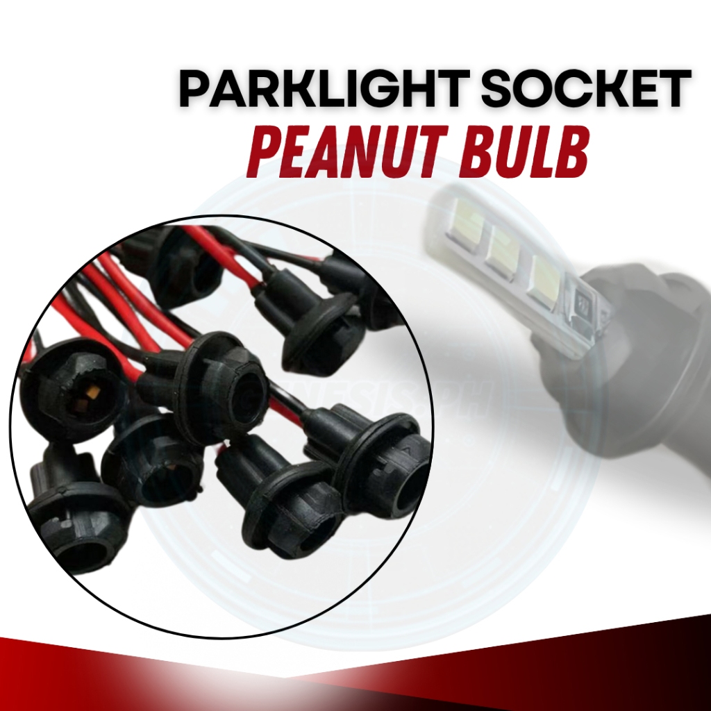 5PCS Motorcycle Parklight Socket Peanut Bulb Socket Park Light Socket ...