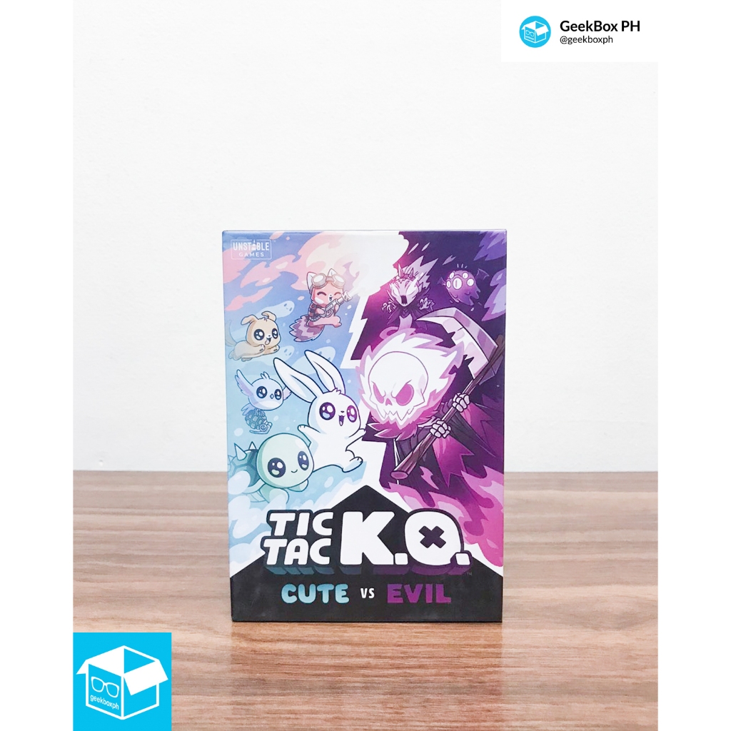 Tic Tac KO: Cute vs Evil Card Game | Shopee Philippines