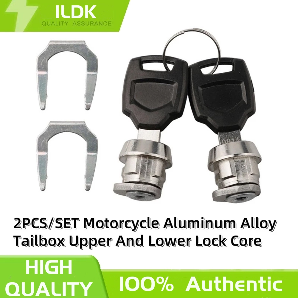 2PCS Motorcycle Trunk Storage Box Accessories Swivel Latch Rear Trunk ...