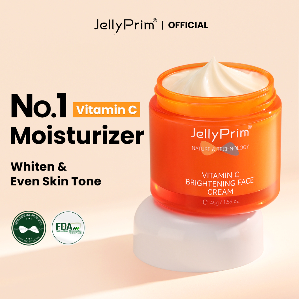 JellyPrim Double Vitamin C Whitening Moisturizer Brighten Hydration ...