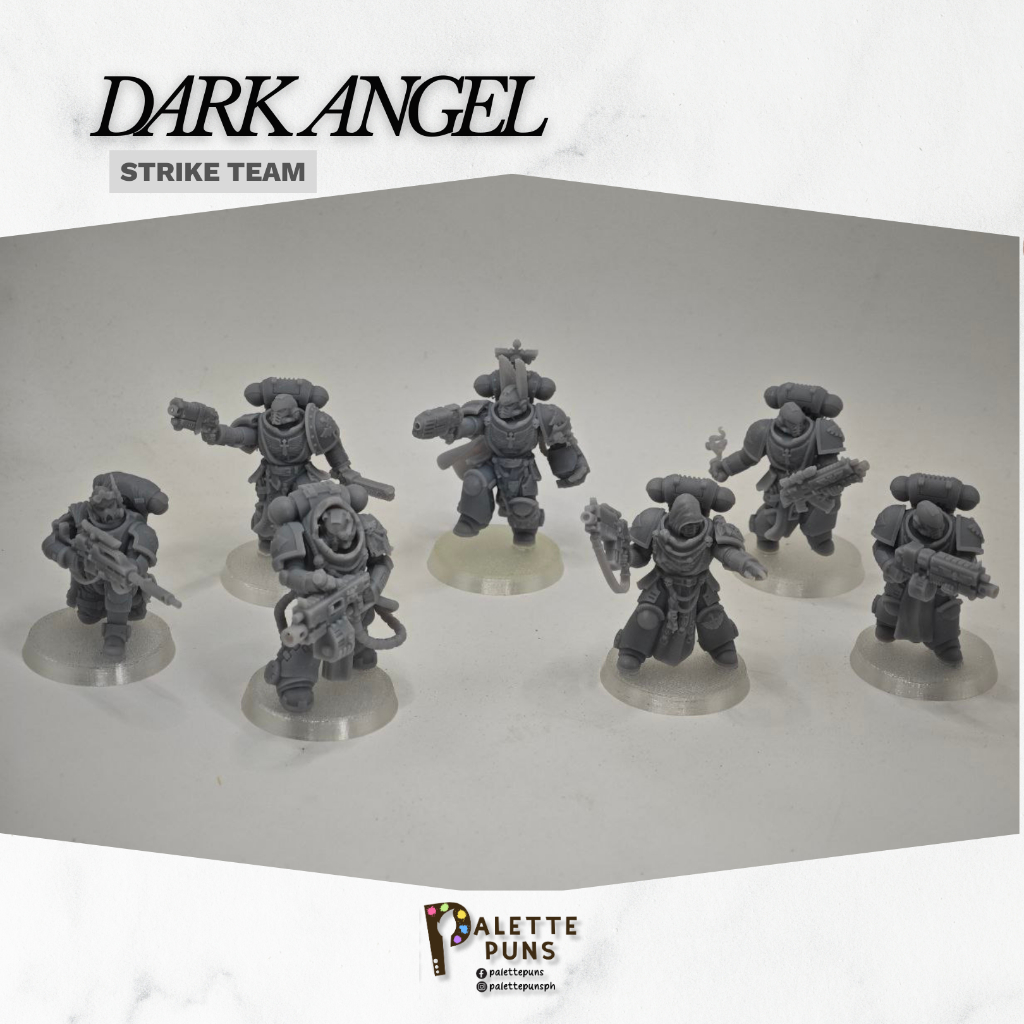 Custom Resin 3D Printed DARK ANGEL Kill Team ( w/Free Base) | Shopee ...
