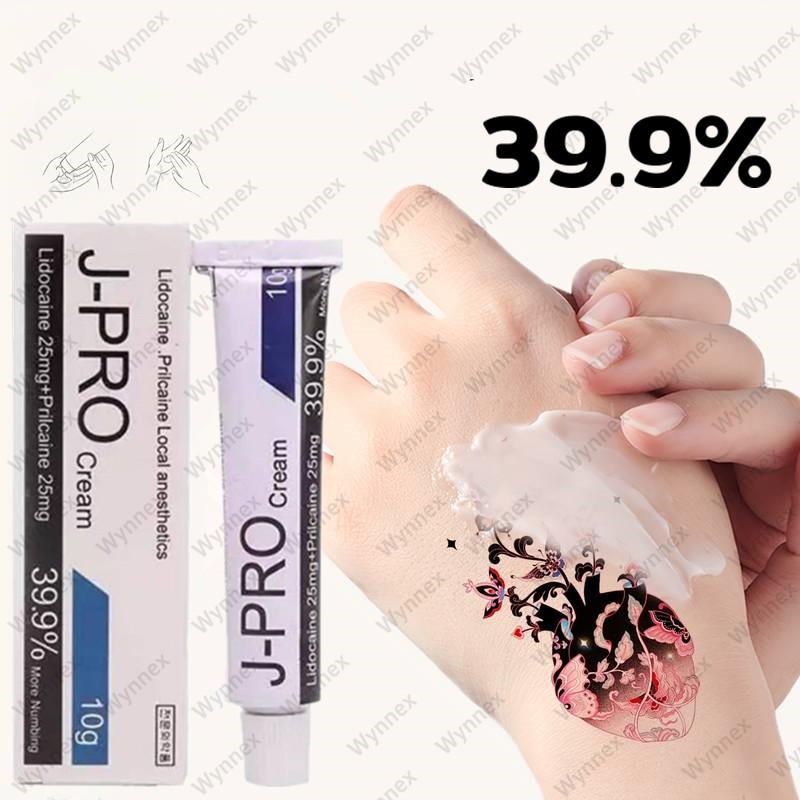 J-Pro Numb Cream Numbing Tattoo Cream Pain Relief Makeup Permanent 10g ...