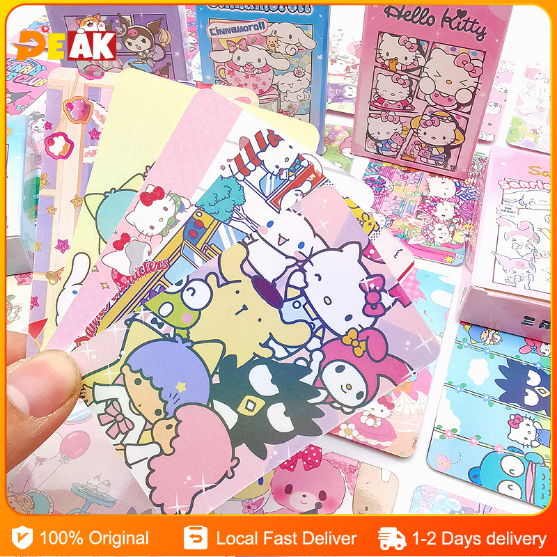 50pcs/Box Sanrio Kuromi Cinnamoroll Photo Cards | Laser HD Lomo Card ...