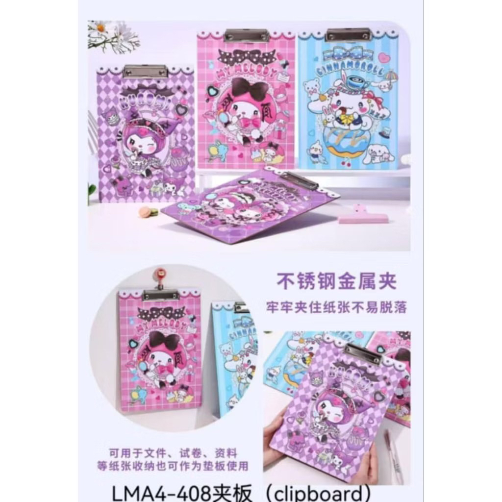 A4 Cartoon File Memo Test Paper Clipboard For Student | Shopee Philippines
