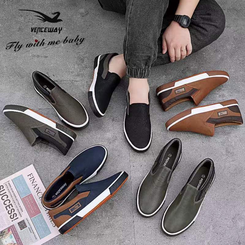 Venceway W2100 Slip-On Canvas Shoes – Office, Casual & Everyday Wear ...