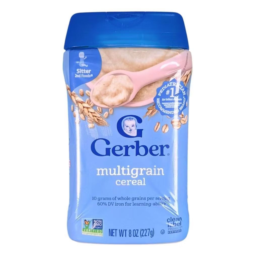 GERBER 1ST FOODS MULTIGRAIN BABY CEREAL 227G | IRON-FORTIFIED GRAIN ...