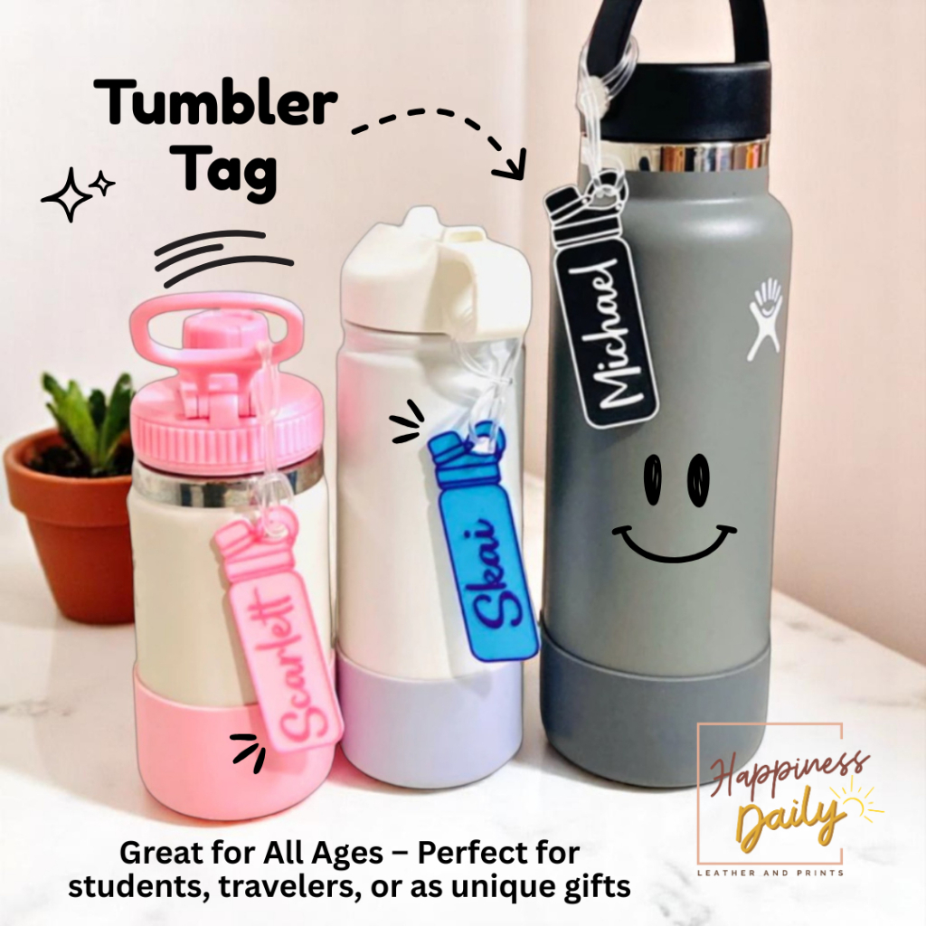 Personalized Name Tag – Custom Tags for Luggage, Bags, Water Bottles ...
