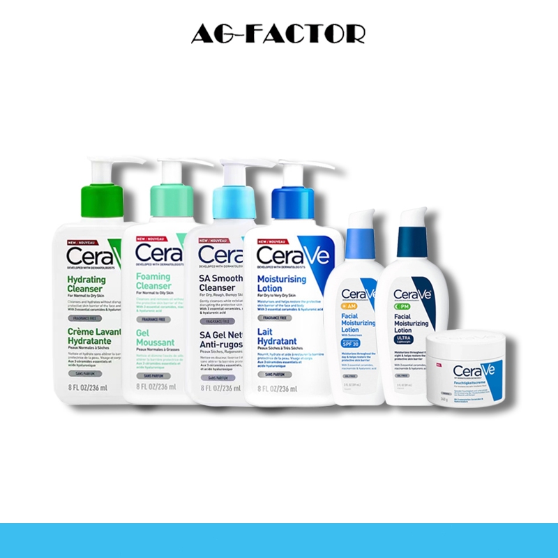 Skincare Set AM/PM Lotions Cleansers Cream Hydrating Protecting ...