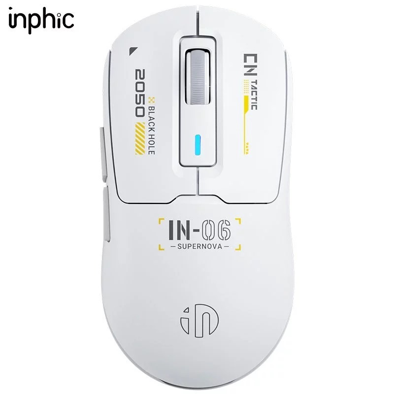 Inphic IN6 Gaming PAW3395 Wired/Wireless/Bluetooth Mouse 26K DPI 8000Hz ...