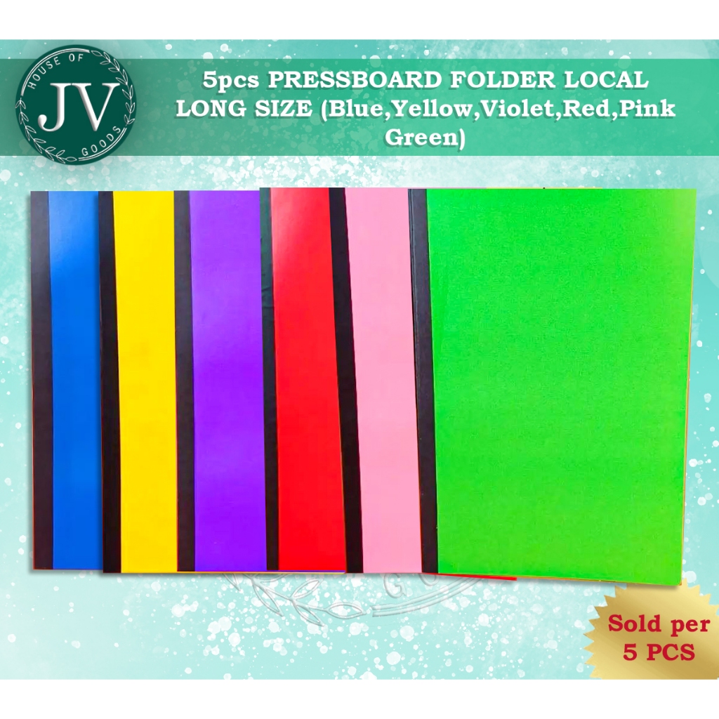 5pcs Pressboard Folder Long/Short Size (local) | Shopee Philippines