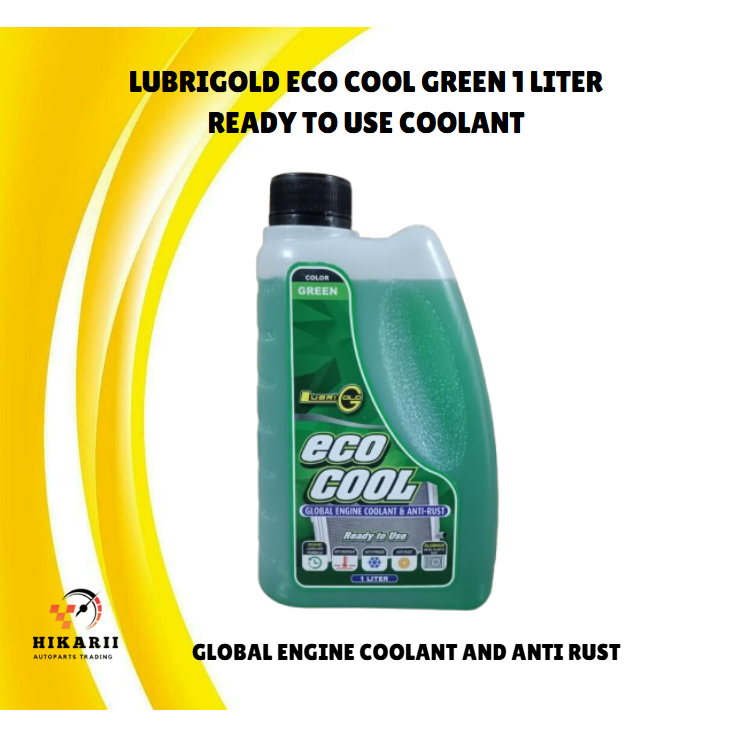 Lubrigold Eco Cool Ready To Use Coolant Green 1Liter | Shopee Philippines