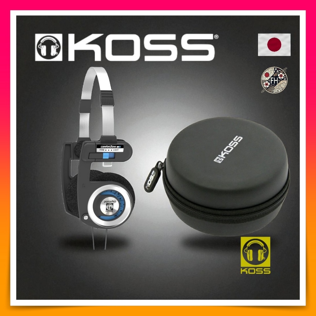 KOSS Porta Pro – Open-Back On-Ear Headphones w/ Foldable Design ...