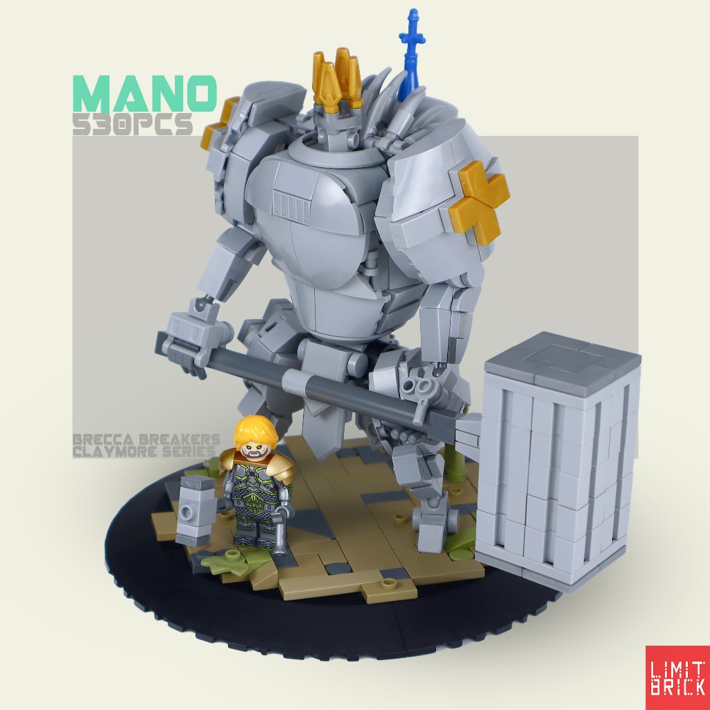 Brecca Breakers Mano MOC Brick Building Robot Mech | Shopee Philippines