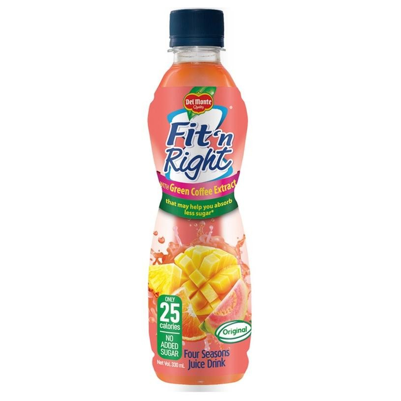 Del Monte Fit N Right Original Four Seasons 330ml | Shopee Philippines
