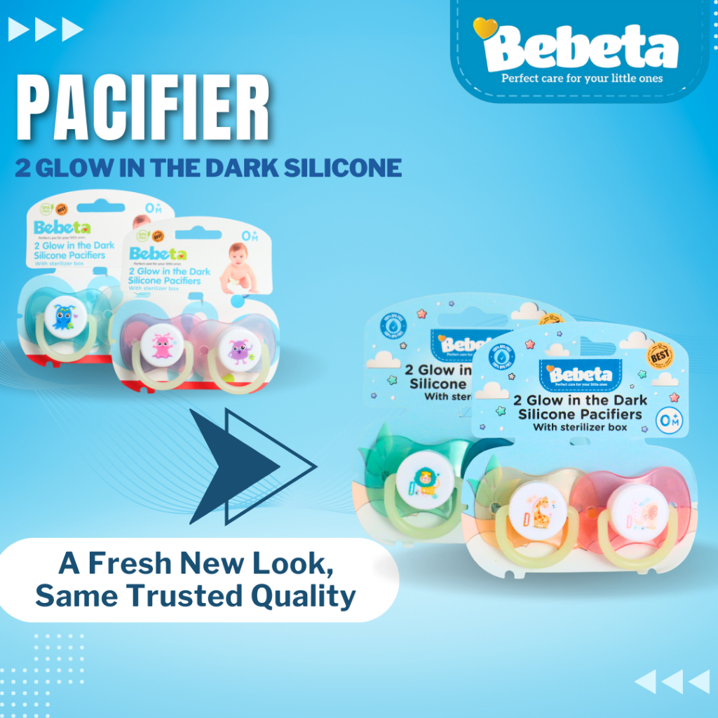 Bebeta Pacifier w/ Sterilizer & Box 2pcs/pk-Blue BBT-PCF201637 | Shopee ...