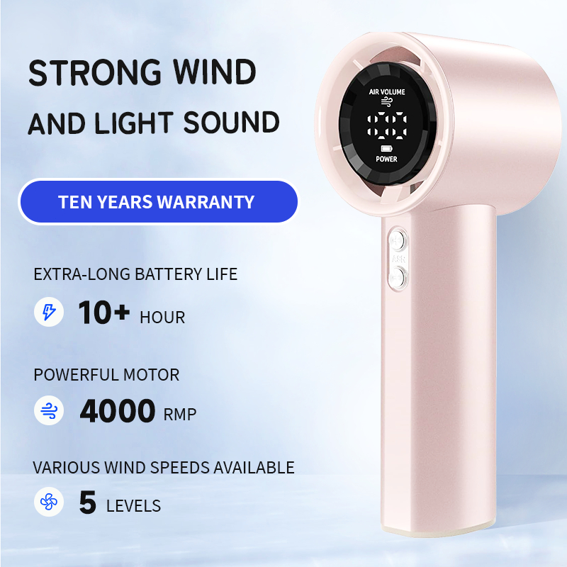【Buy 1 Take 1】Handheld Turbo Fan Portable 4000mAh Rechargeable Strong ...