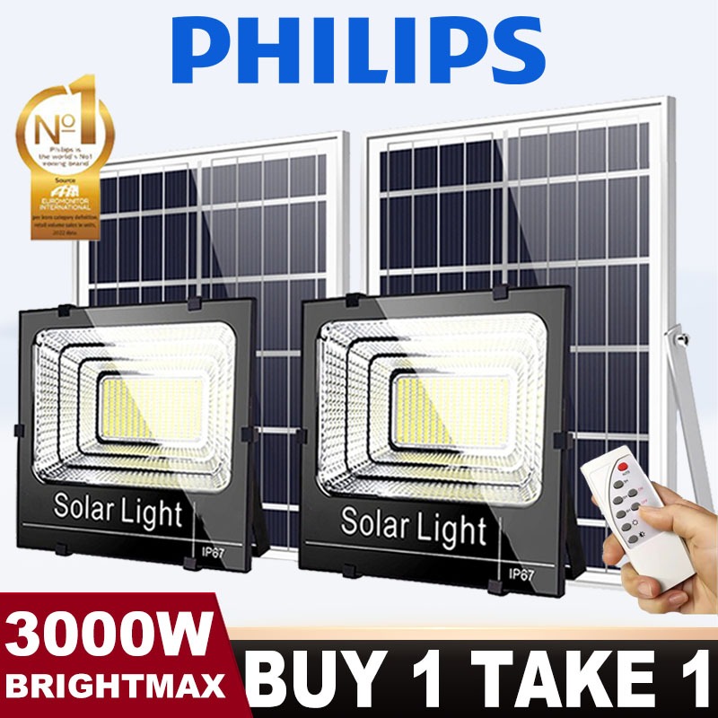 3000W Solar Light LED 99X Bright Solar Light Outdoor Waterproof IP67 ...