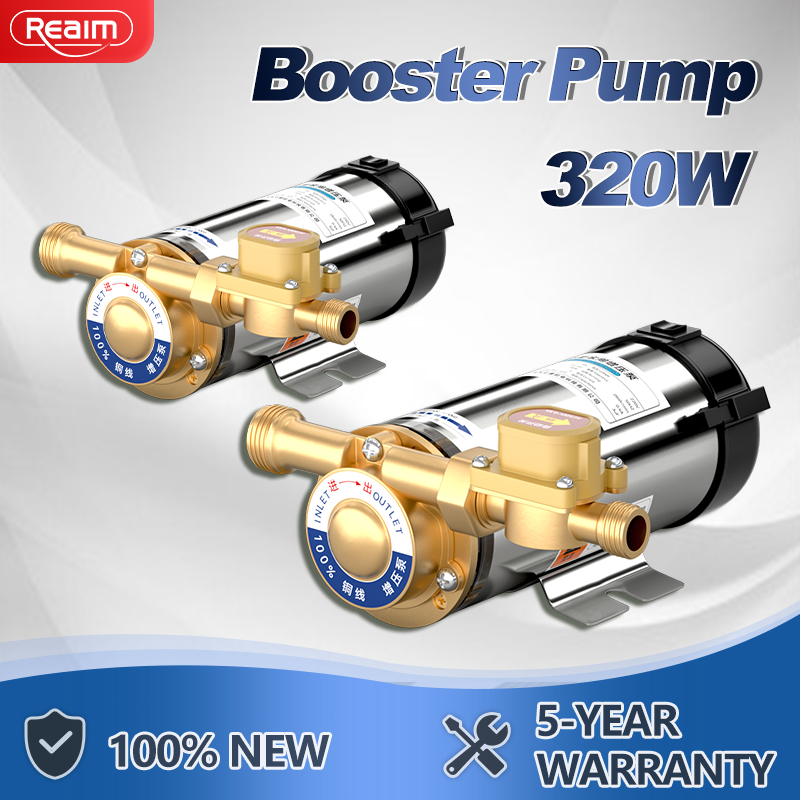 REAIM Water Booster Pump Automatic Faucet Water Pipe Booster 130W/220W ...