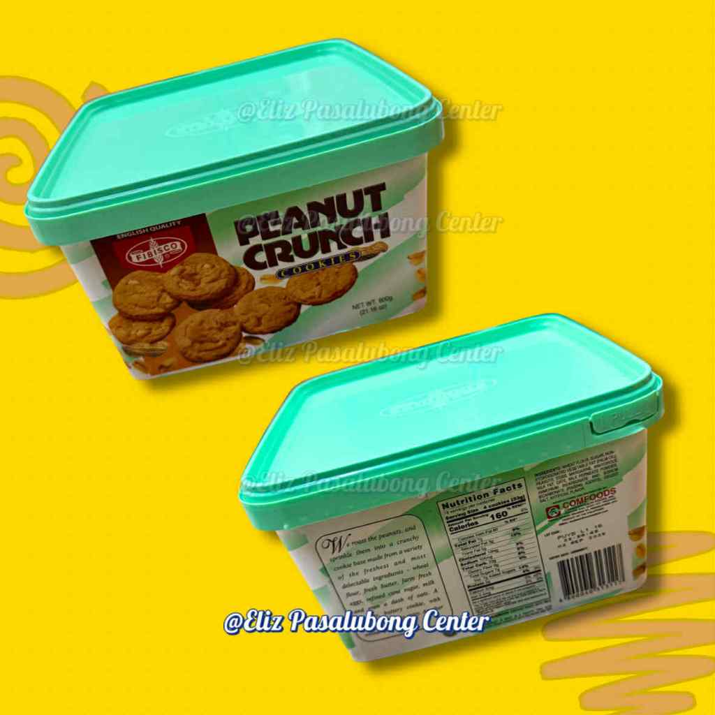 (FIBISCO) PEANUT CRUNCH COOKIES 600G | Shopee Philippines