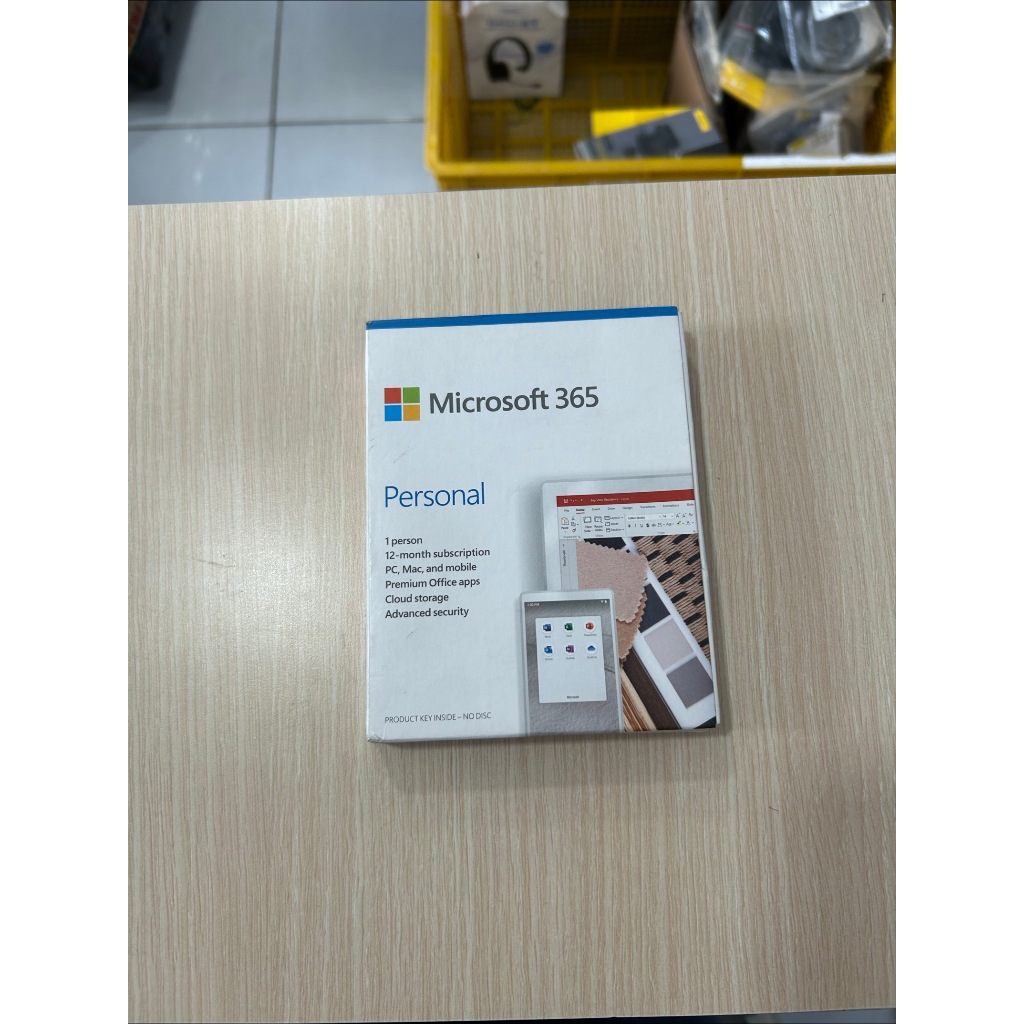 Microsoft 365 Personal English APAC EM Subscr 1YR Medialess P6 DAMAGED ...