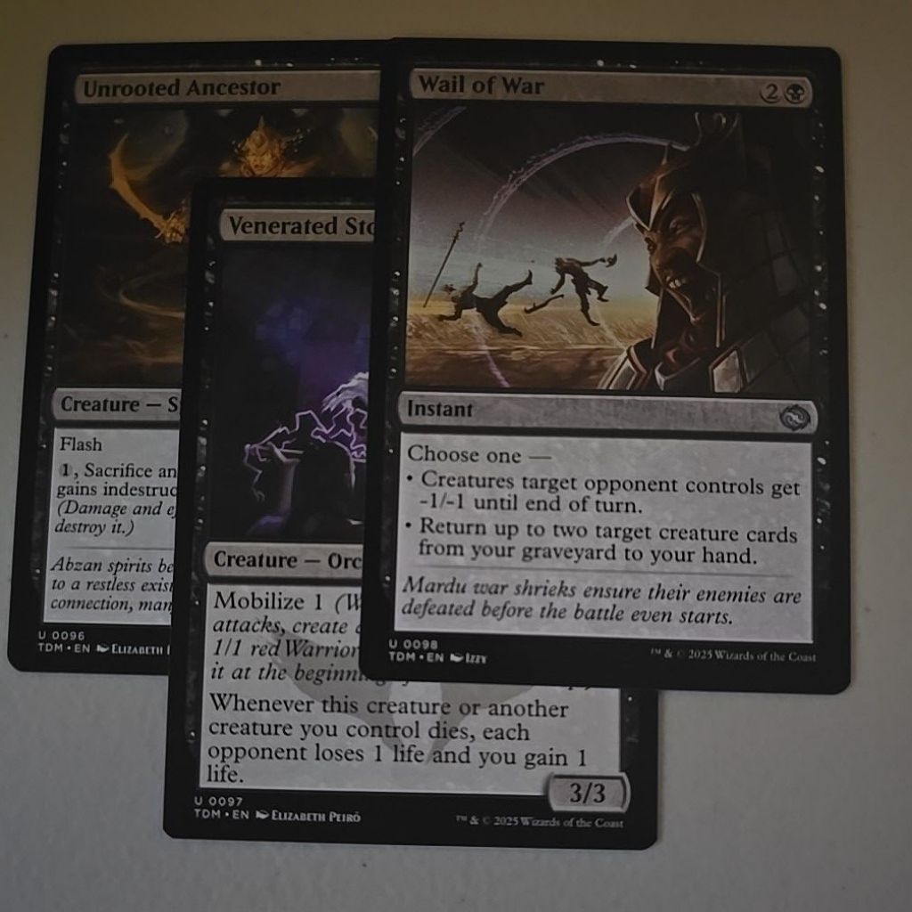 unrooted ancestor / venerated stormsinger / wail of war - TDM | Shopee ...