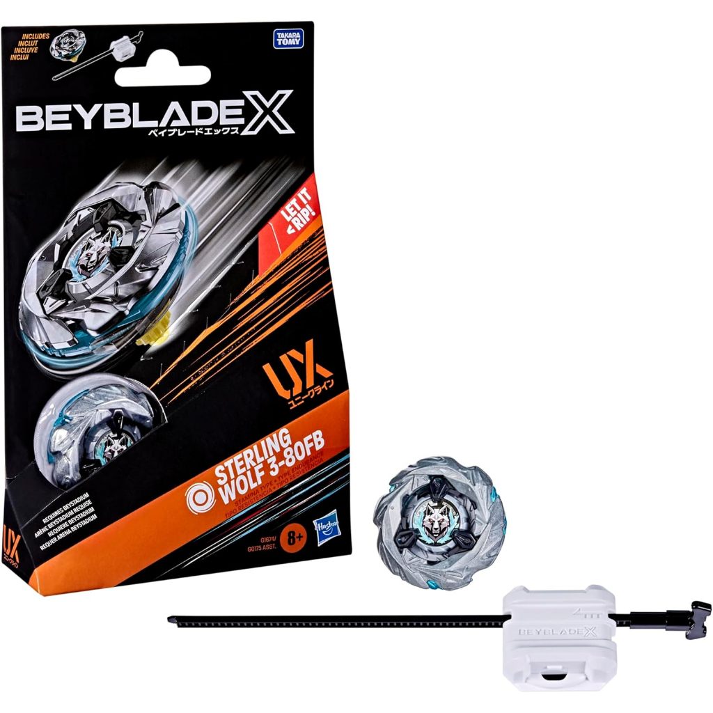 Beyblade X Sterling Wolf 3-80FB UX Starter Pack | Shopee Philippines