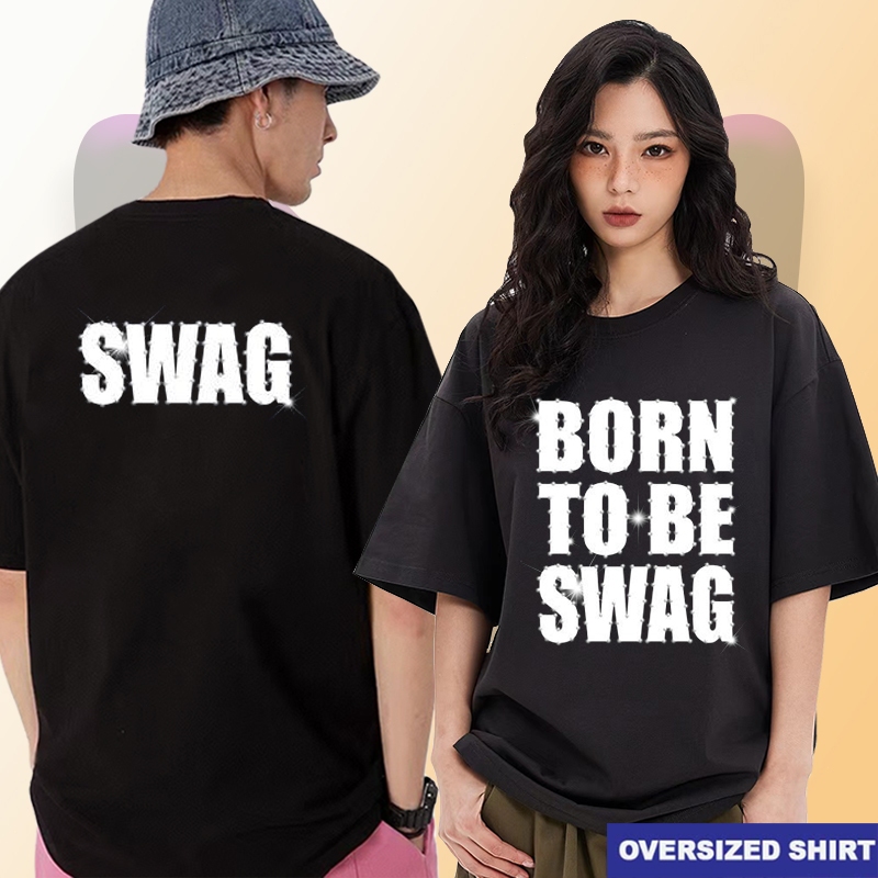 Union Swag Born To Be Swag Graphic Tee Casual Streetwear Cotton T Shirt ...