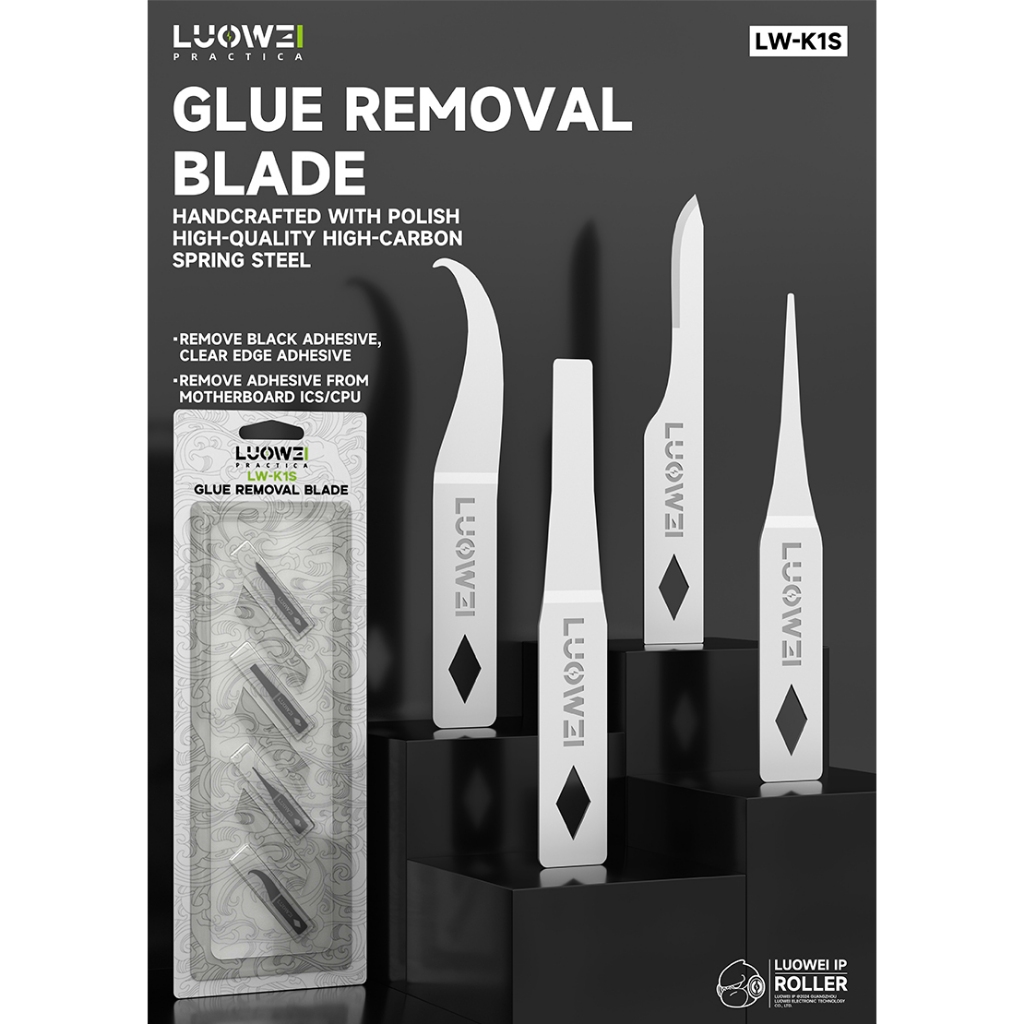 Luowei LW-K1S 4-in-1 High-Toughness High-Carbon Pry Blade Set for ...