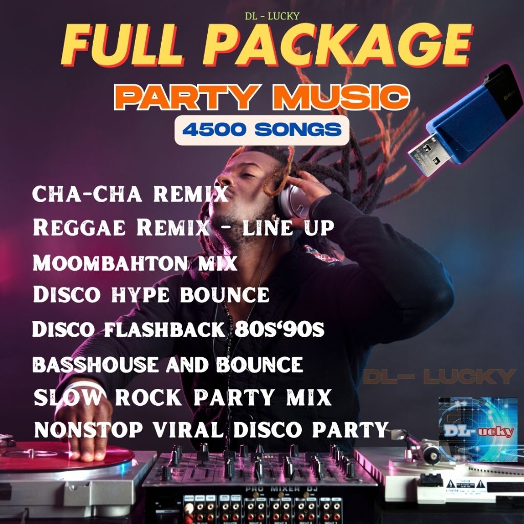 Full Package Party Music 4500 Songs Downloaded on Usb Flash Drive With ...
