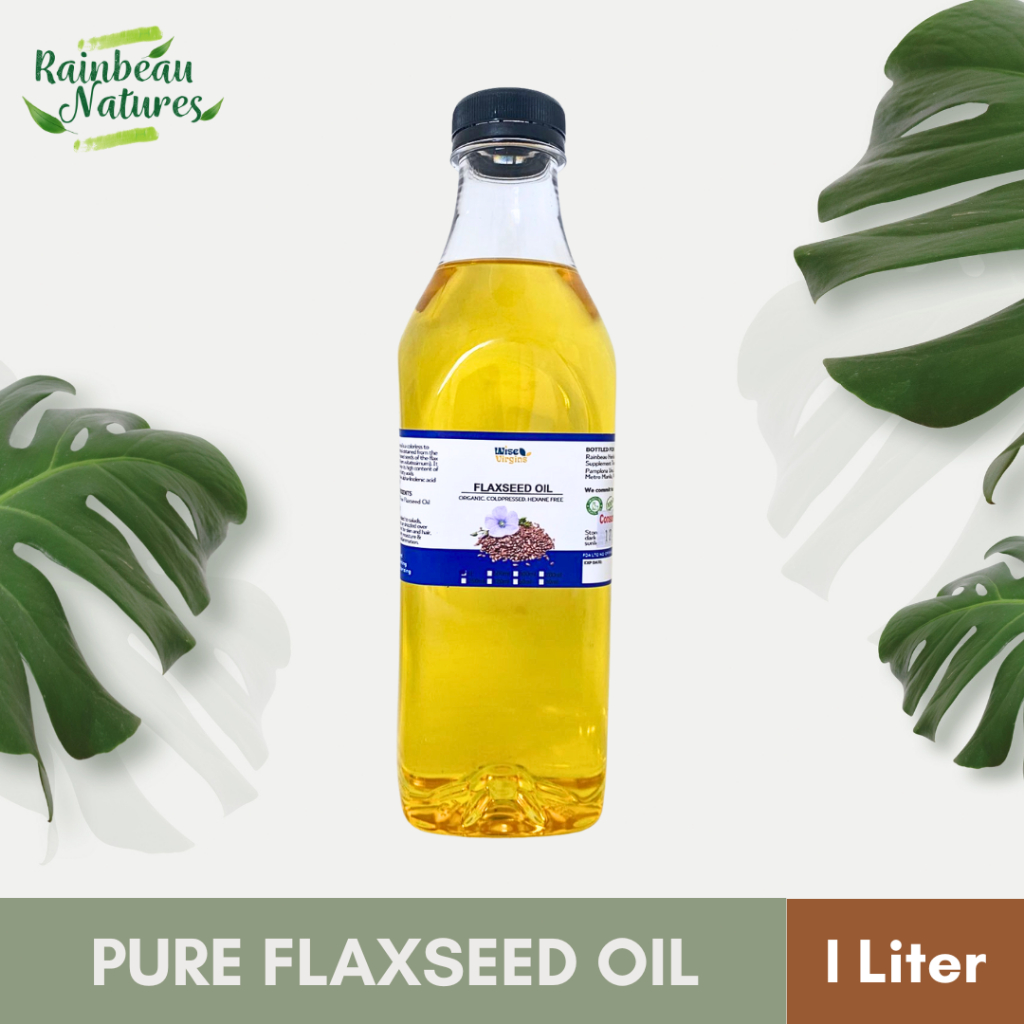 Pure Cold-Pressed Flaxseed Oil Natural Premium Quality | Shopee Philippines