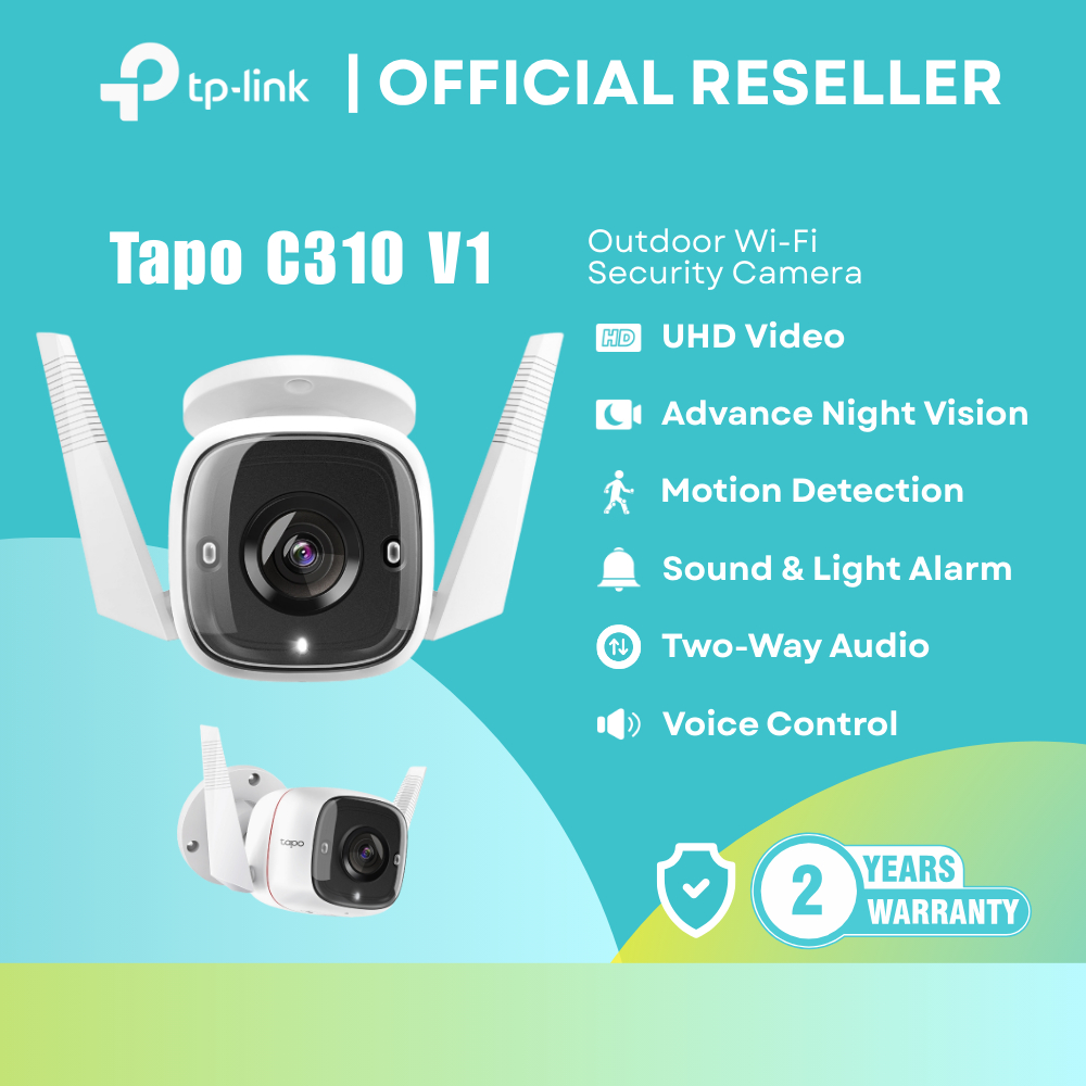 TP-Link TAPO C310 V1 Outdoor WiFi Security Camera | 3MP UHD / Night ...