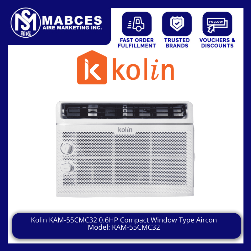 Kolin KA-60MEMC32 0.6HP Compact Window Type Aircon | Shopee Philippines
