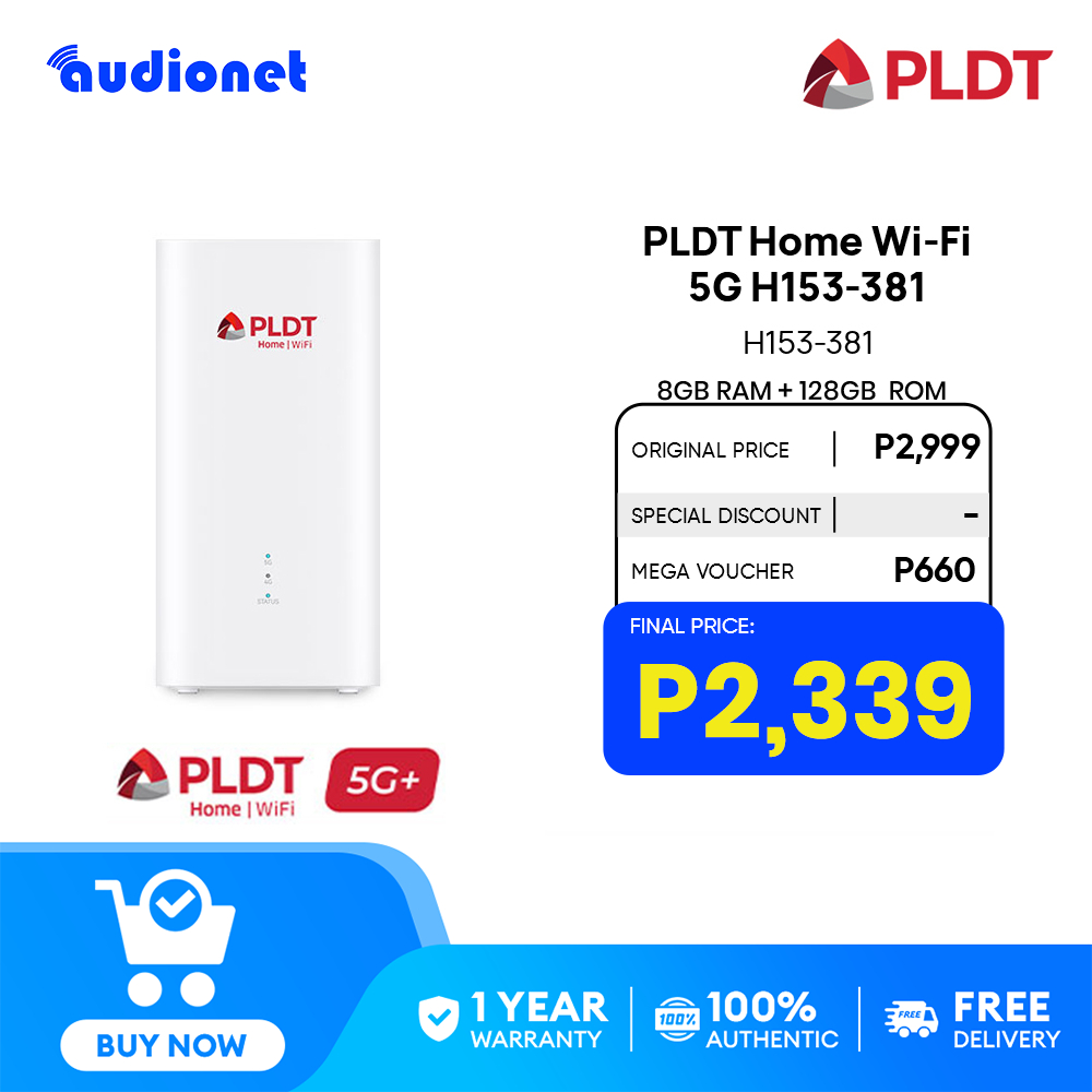 PLDT Home Wi-Fi 5G (H153-381) / Smart 5G Max Turbo WiFi (H153-381) | Shopee Philippines