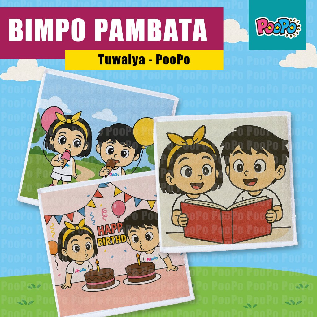 Poopo Bimpo Hand Towel #proudlypinoy PooPo | Shopee Philippines