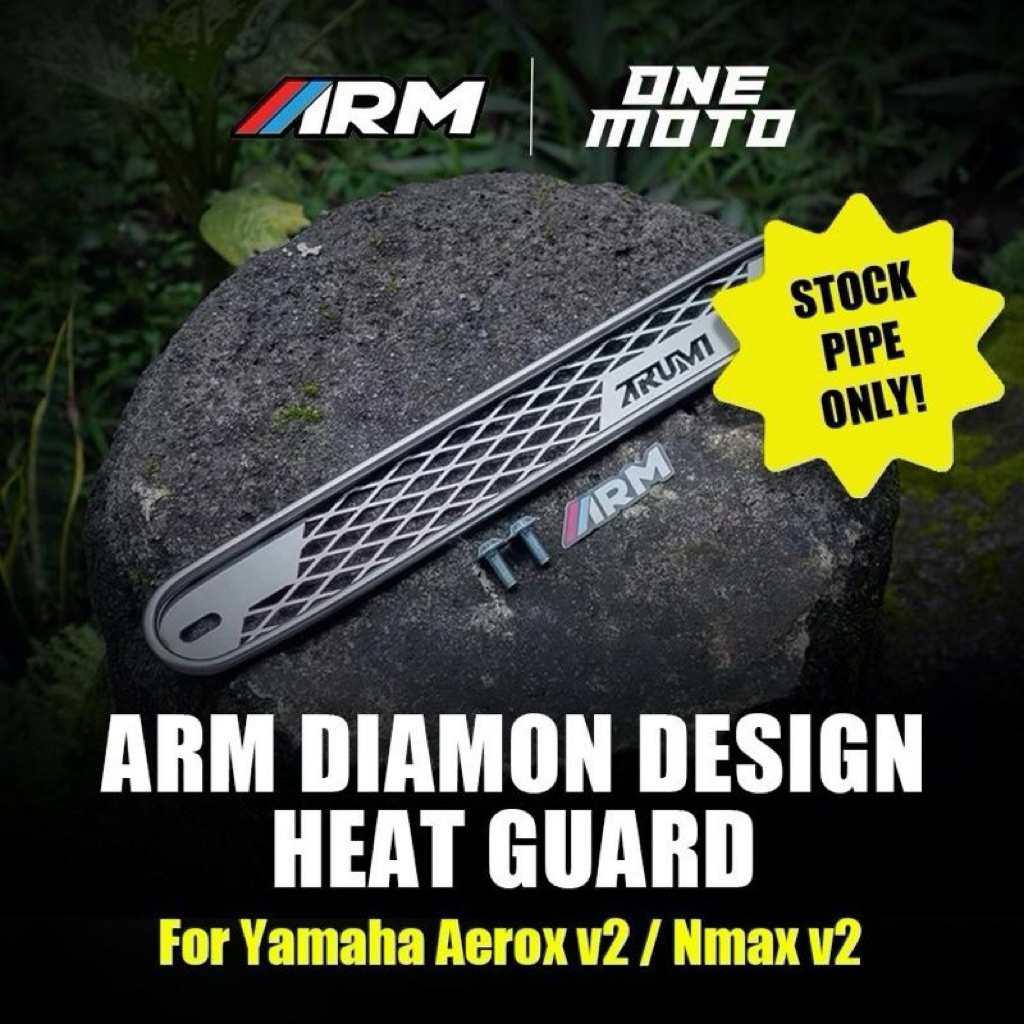 ARM HEAT GUARD DIAMOND DESIGN (For Yamaha Nmax v2 / Aerox v2 ) | Shopee ...